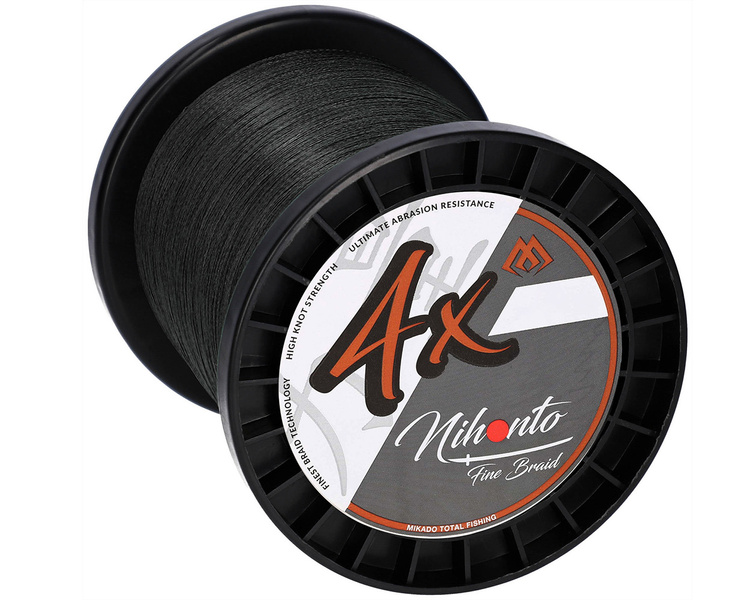 Tanio: PLECIONKA - NIHONTO FINE BRAID - 0.25mm/20.9kg/3000m - CZARNA - op.1szp. Cena 404,37 zł ...