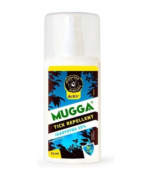 Tanio: MUGA, MUGGA W SPRAYU 25% IKARYDYNA NA KOMARY, KLESZCZE I MESZKI ...